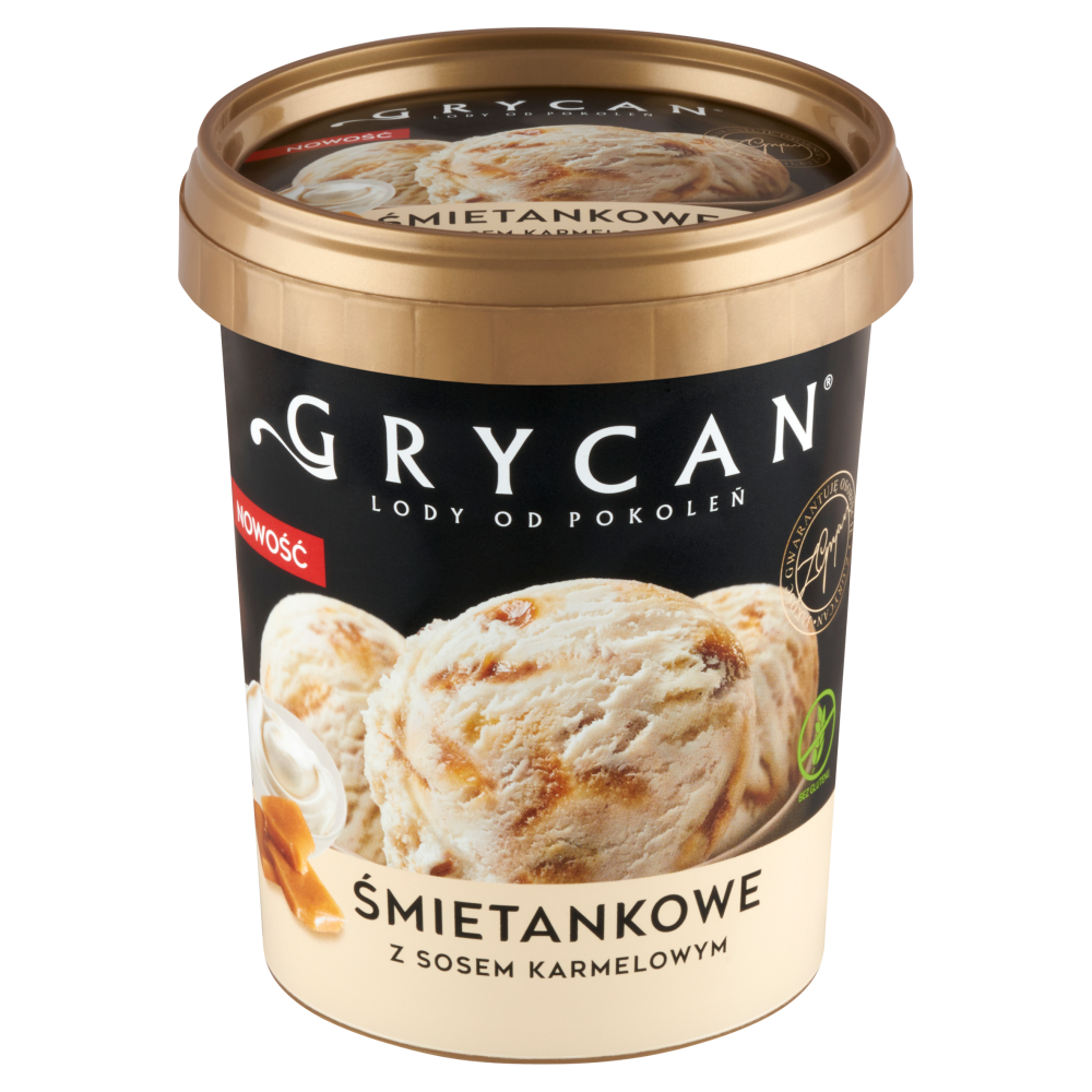 Grycan Lody śmietankowe z sosem karmelowym 480 ml - DHT Online